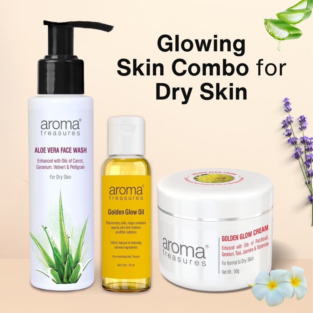 Glowing Skin Combo for Dry Skin – AromaTreasures.com