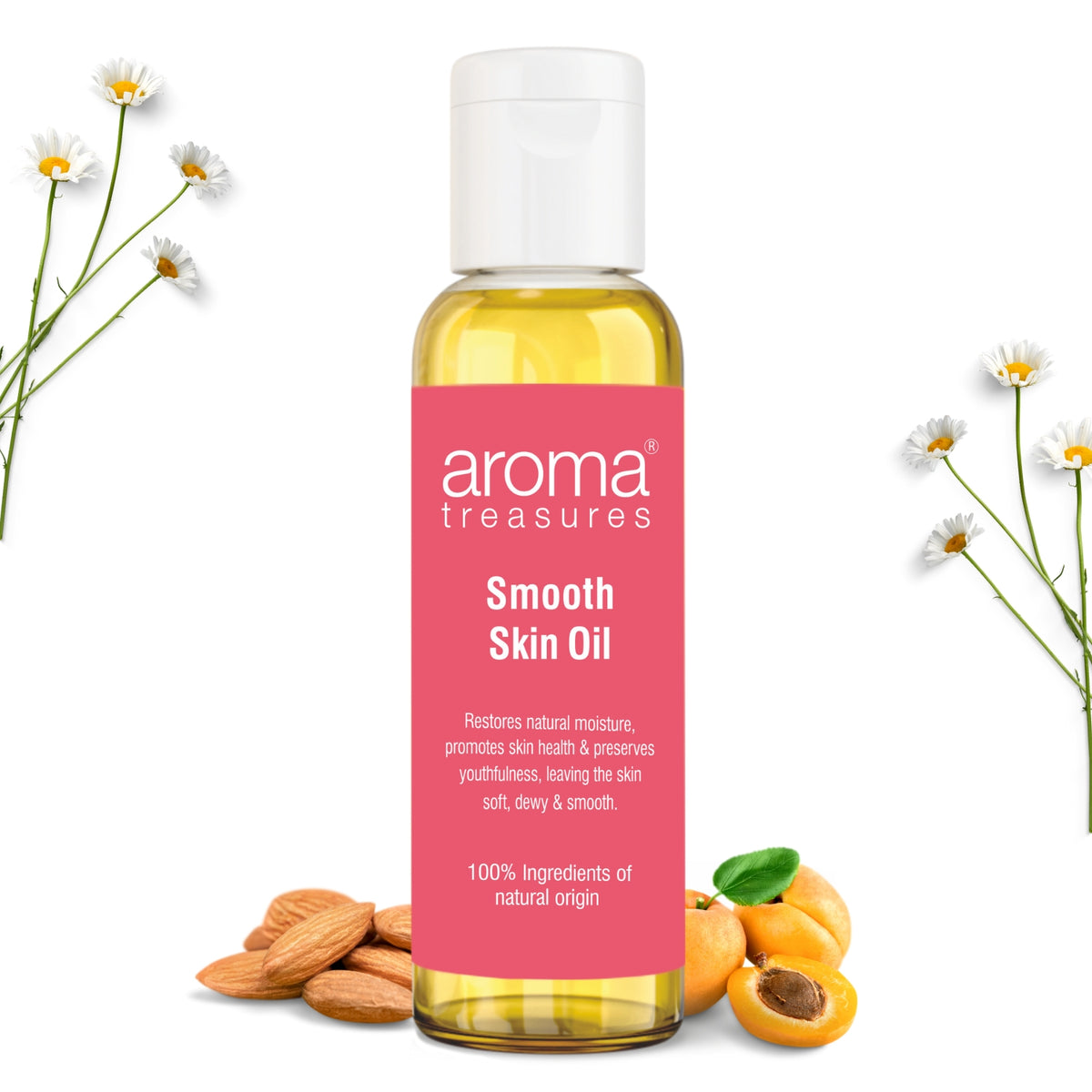 Buy Natural Smooth Skin Oil {For Dry Skin} – AromaTreasures.com