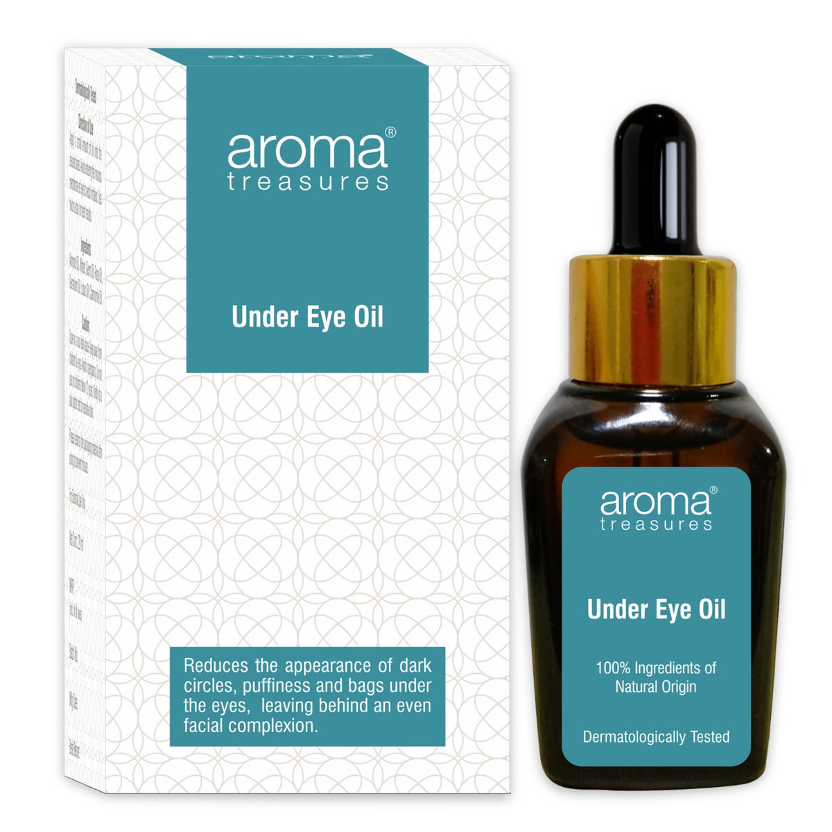 Buy Natural Under Eye Oil for All Skin Type – AromaTreasures.com