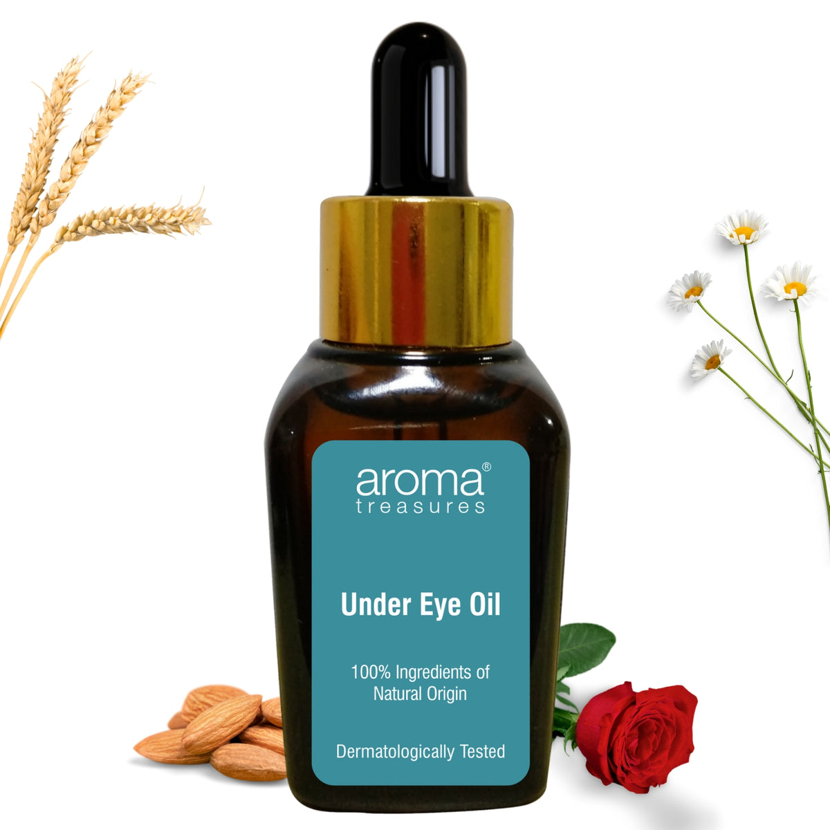 Buy Natural Under Eye Oil for All Skin Type – AromaTreasures.com